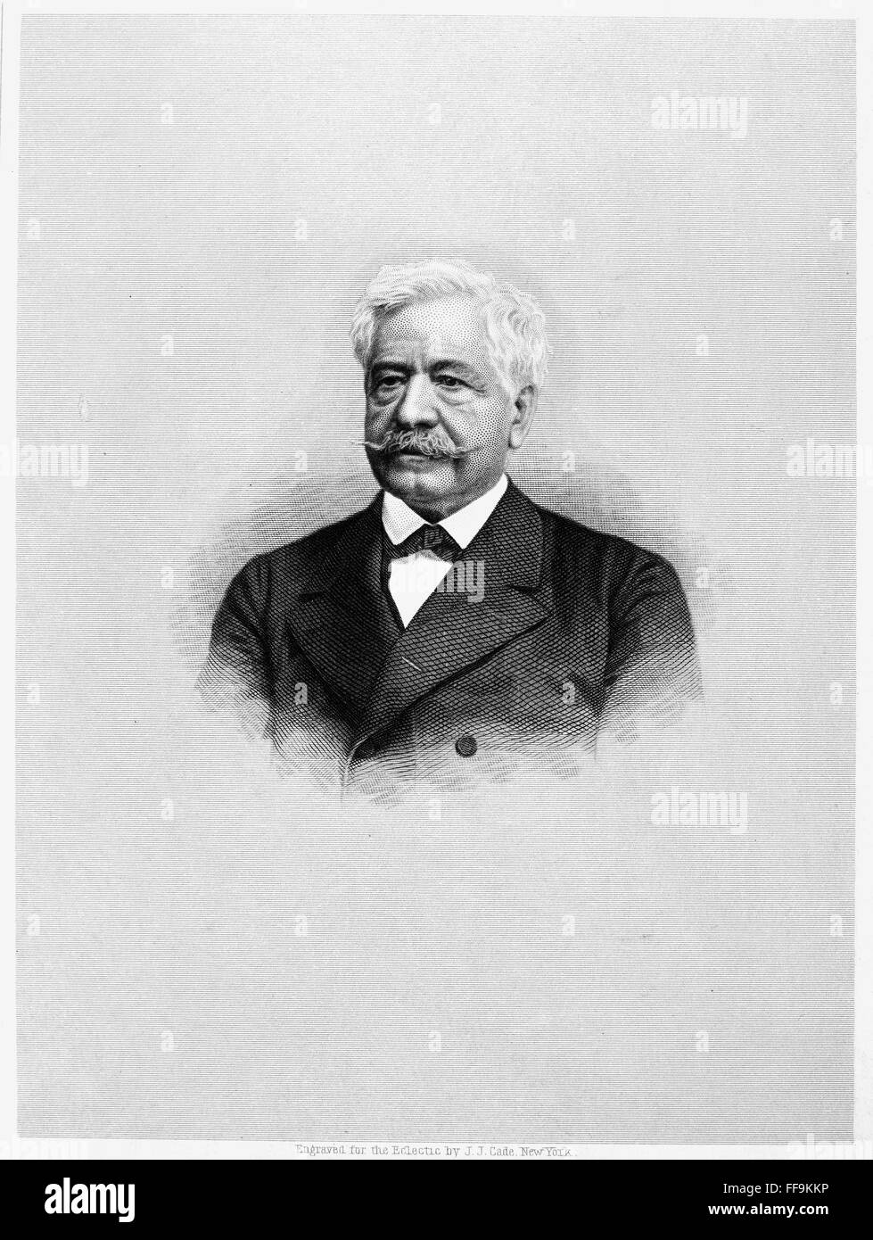 LESSEPS (1805-1894). /nVicomte Ferdinand Marie de Lesseps. French diplomat and promoter of the ...