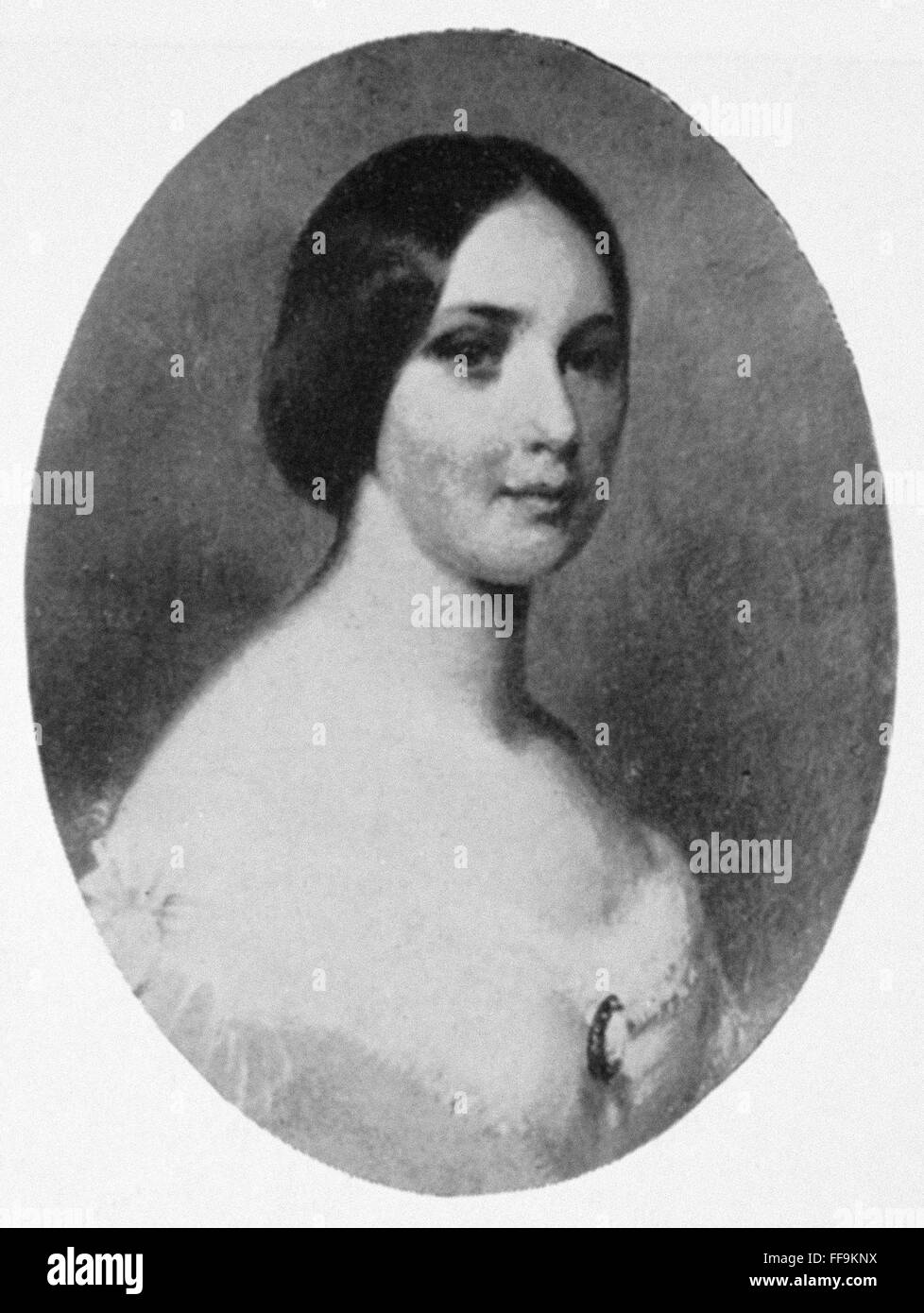 VARINA HOWELL DAVIS (1826-1906). /nSecond wife of Jefferson Davis ...