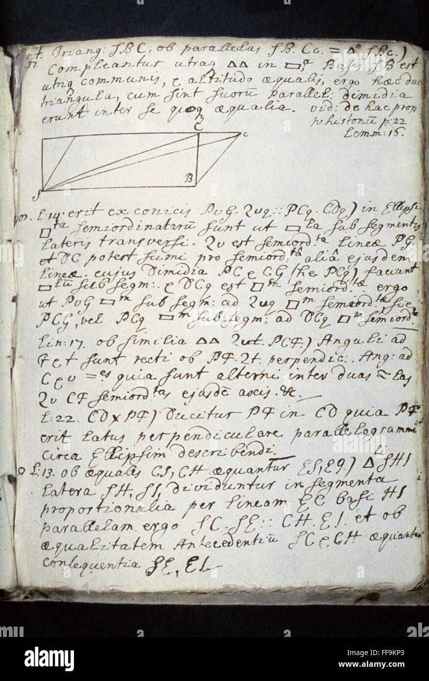 ISAAC NEWTON: MANUSCRIPT. /n(1642-1727). English physicist and ...