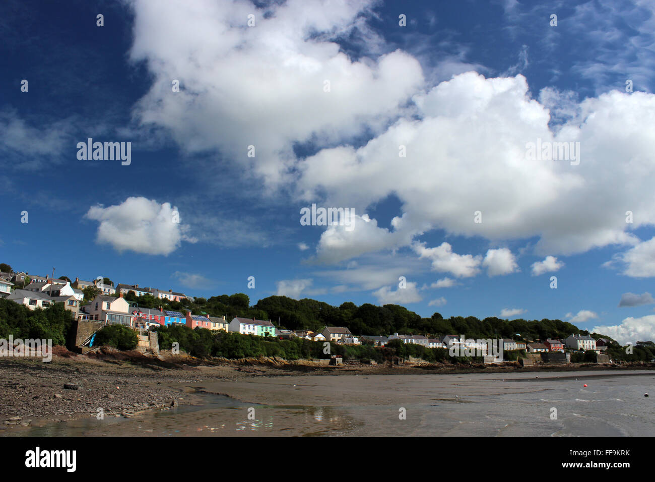 Llanstadwell near Neyland Milford Haven Pembrokeshire Stock Photo - Alamy