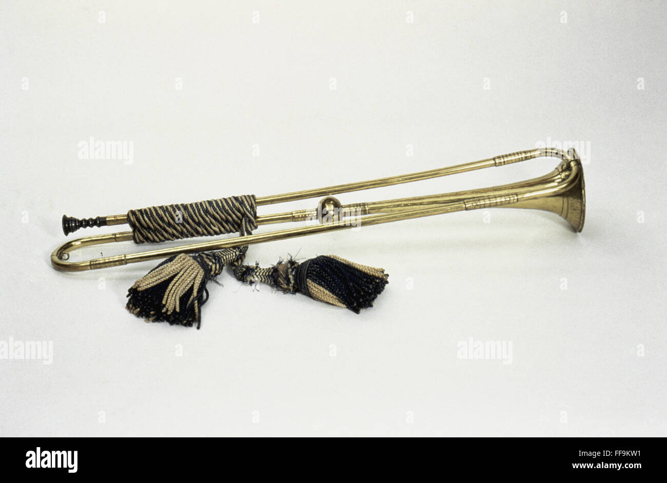 NATURAL TRUMPET, 18th CENT. /nNatural trumpet made by Christian Wittman ...