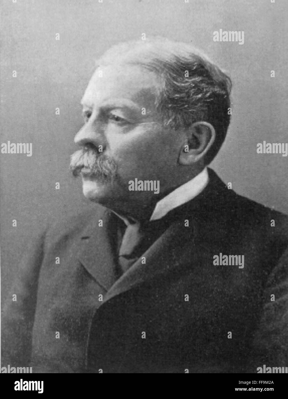 RICHARD OLNEY (1835-1917). /nAmerican statesman. Wood engraving, 1895 ...