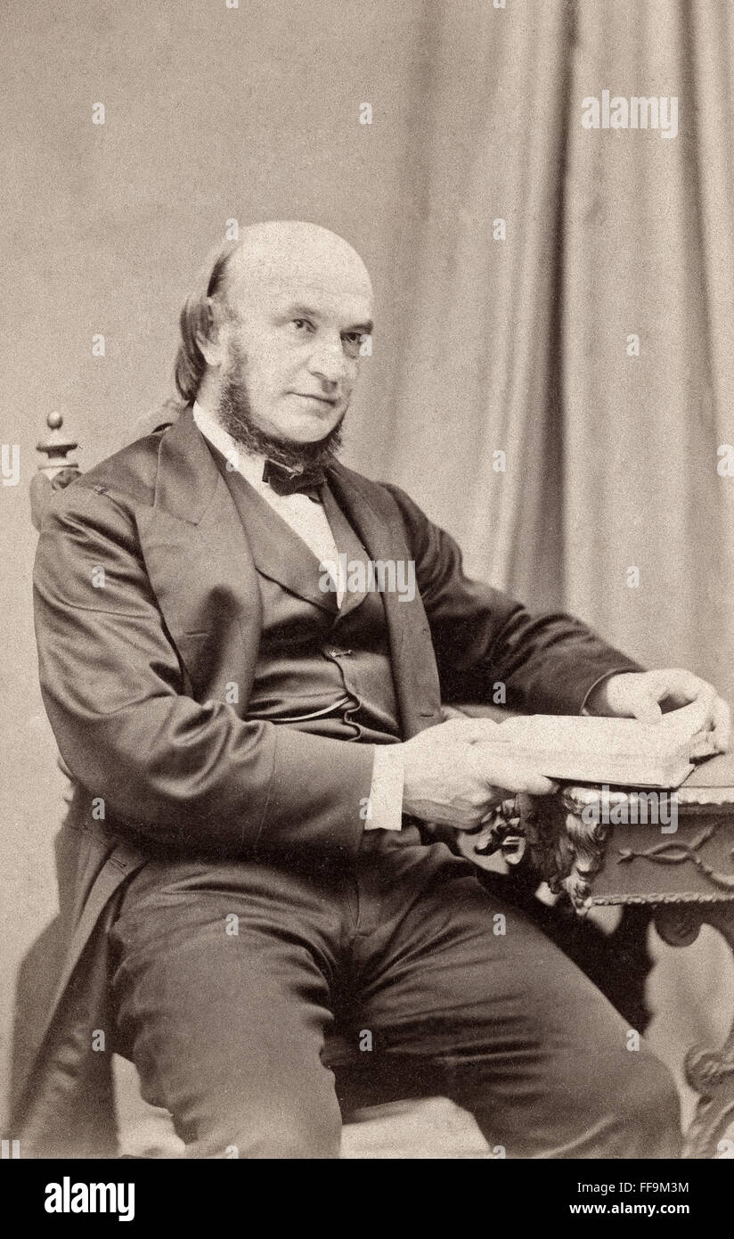 JOHN COUCH ADAMS (1819-1892). /nEnglish astronomer. Original carte-de ...