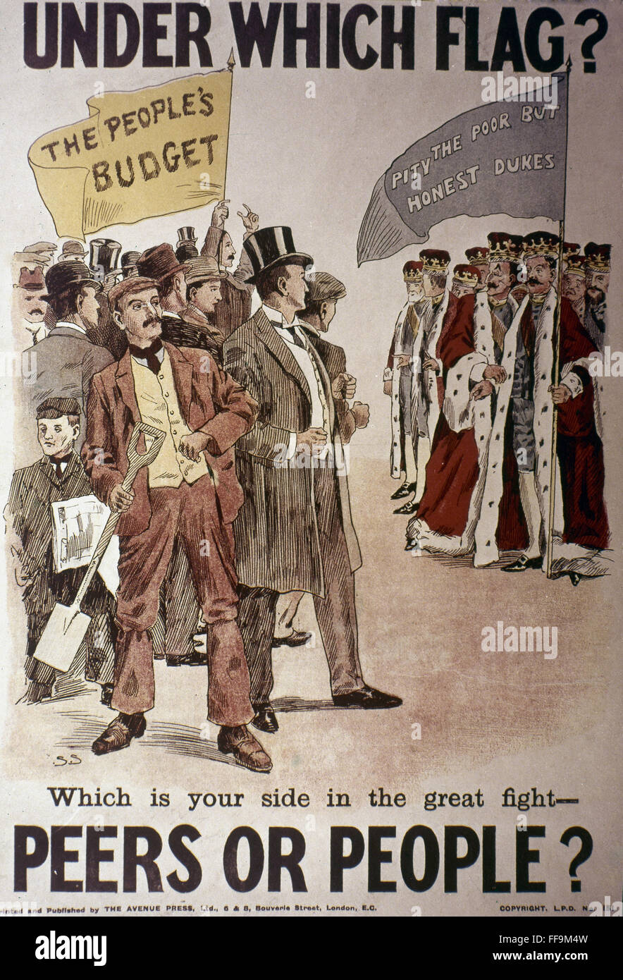 CAMPAIGN POSTER. /nBritish campaign poster for Chancellor of the ...