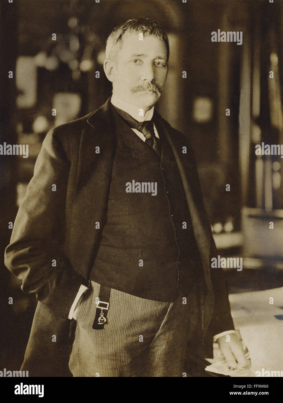 ELIHU ROOT (1845-1937). /nAmerican statesman photographed in 1902 Stock ...