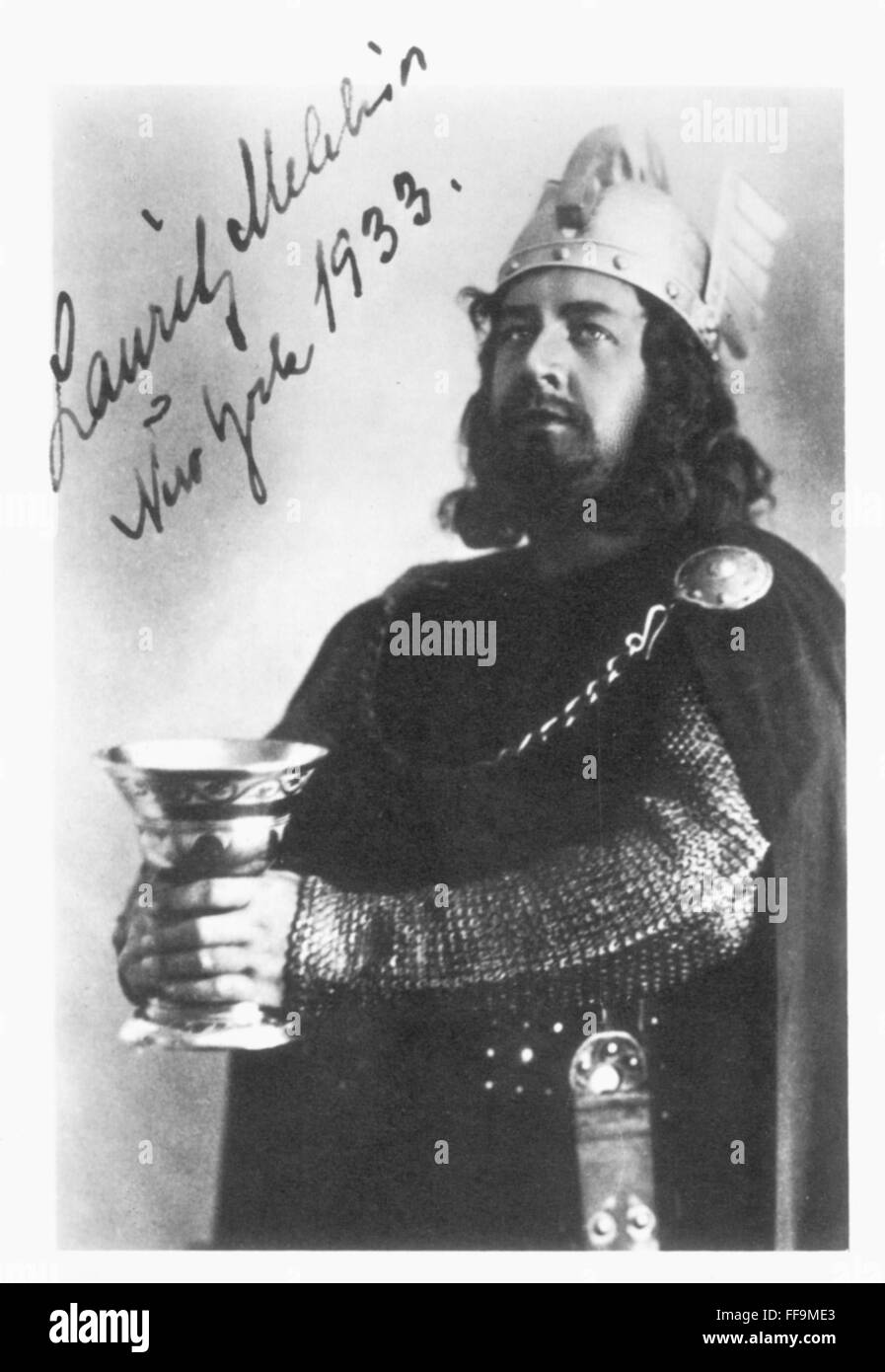LAURITZ MELCHIOR (1890-1973). /nAmerican (Danish-born) operatic tenor ...
