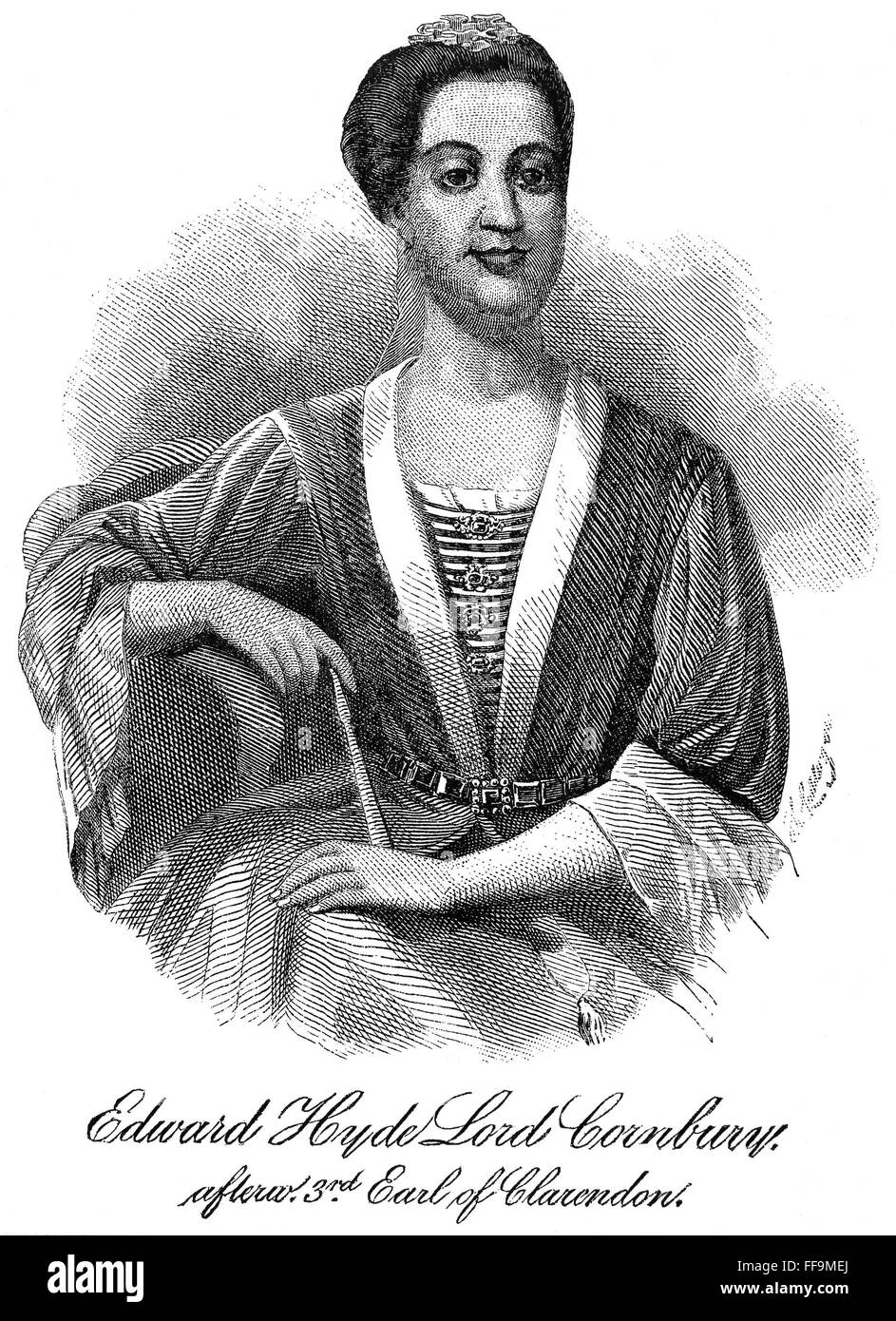 EDWARD HYDE (1661-1723). /n3rd Earl of Clarendon. English colonial ...