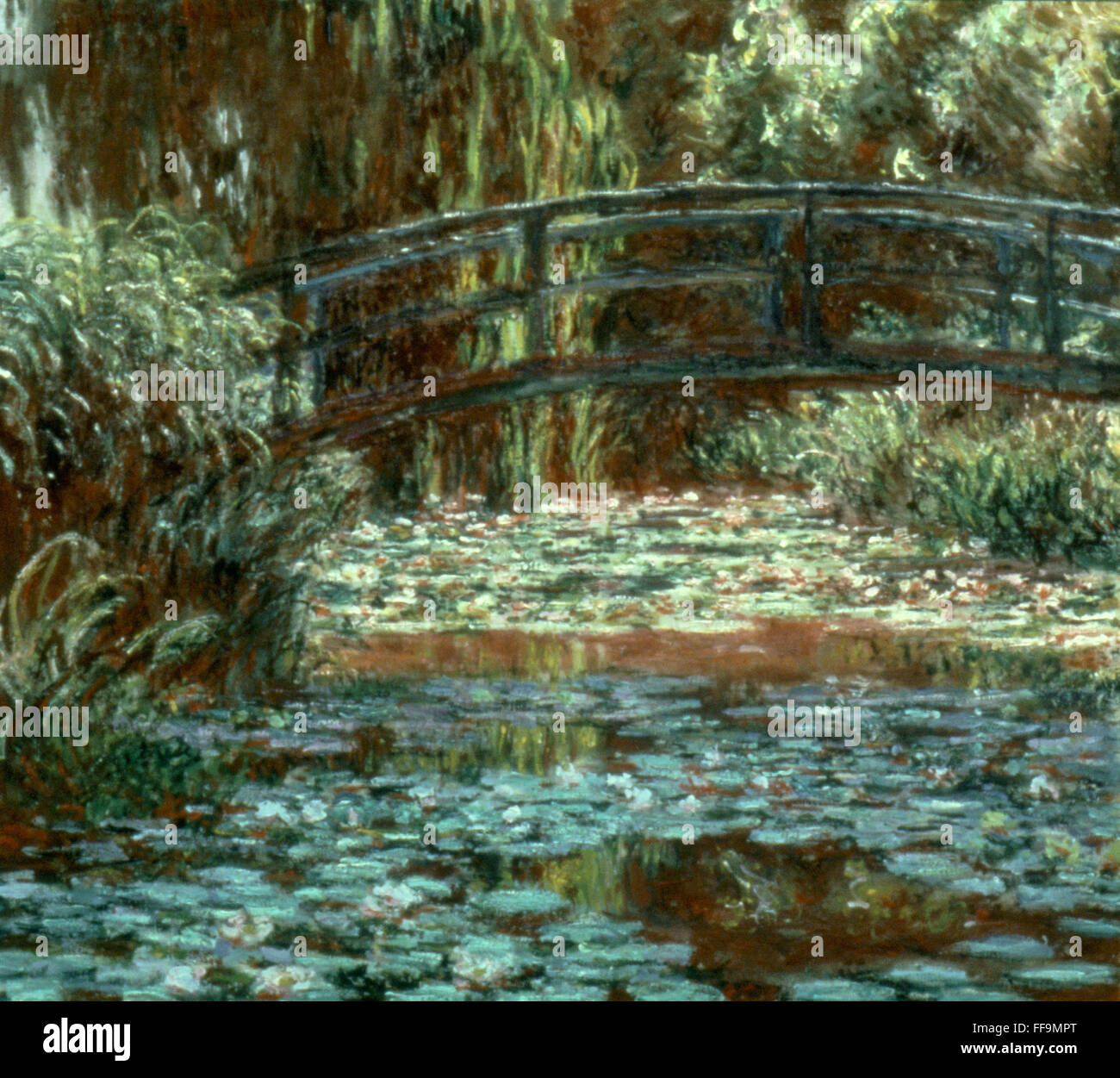 MONET: BRIDGE AT GIVERNY, 1900. /nJapanese Bridge at Giverny. Oil on ...