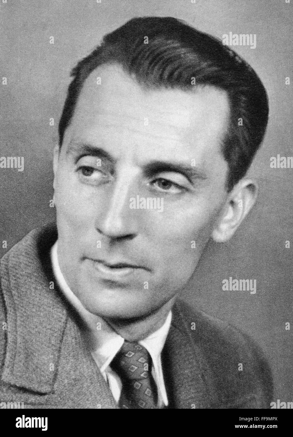 FREDERIC JOLIOT-CURIE /n(1900-1958). French physicist Stock Photo - Alamy