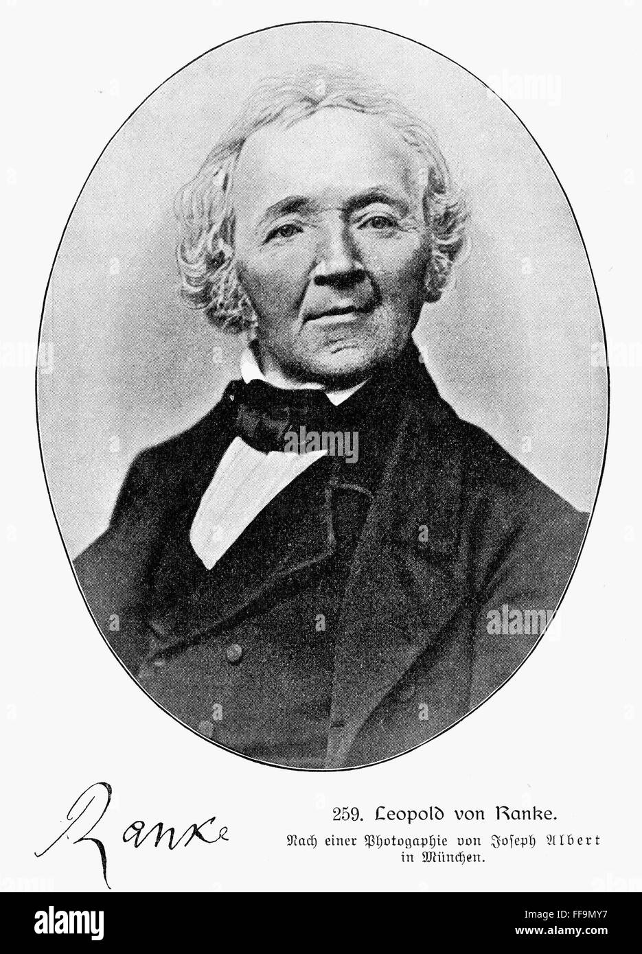 LEOPOLD von RANKE /n(1795-1886). German historian Stock Photo - Alamy
