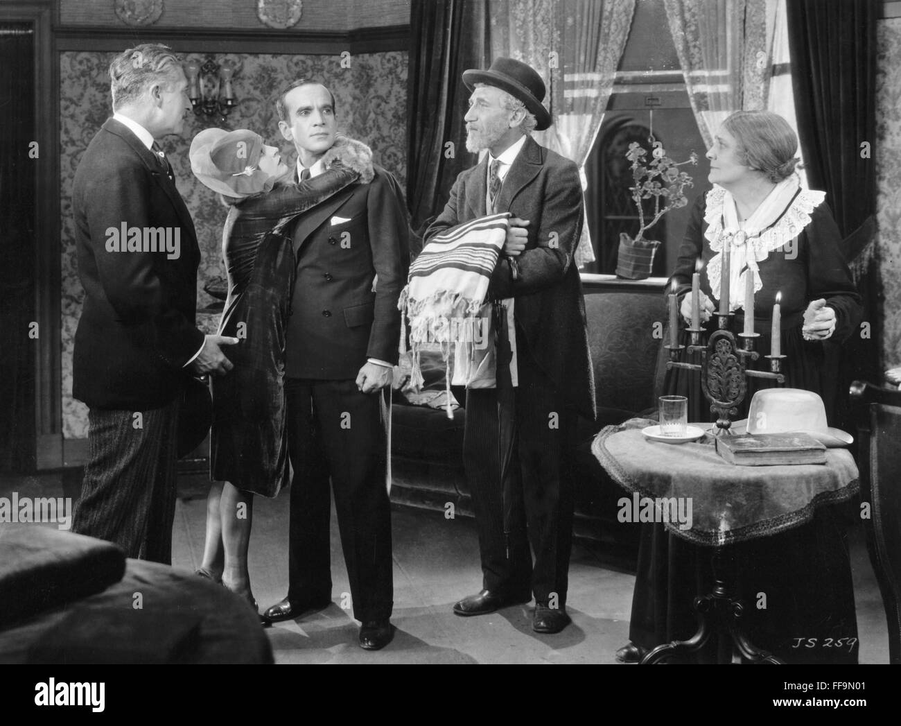 AL JOLSON (1886-1950). /nAmerican singer. In a scene from The Jazz ...