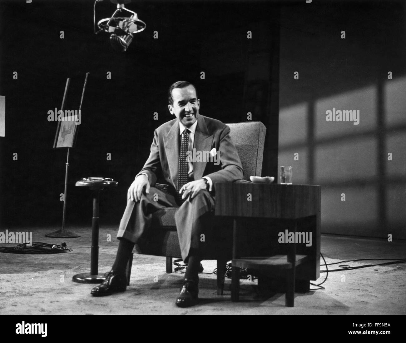 EDWARD R. MURROW /n(1908-1965). American journalist and broadcaster ...
