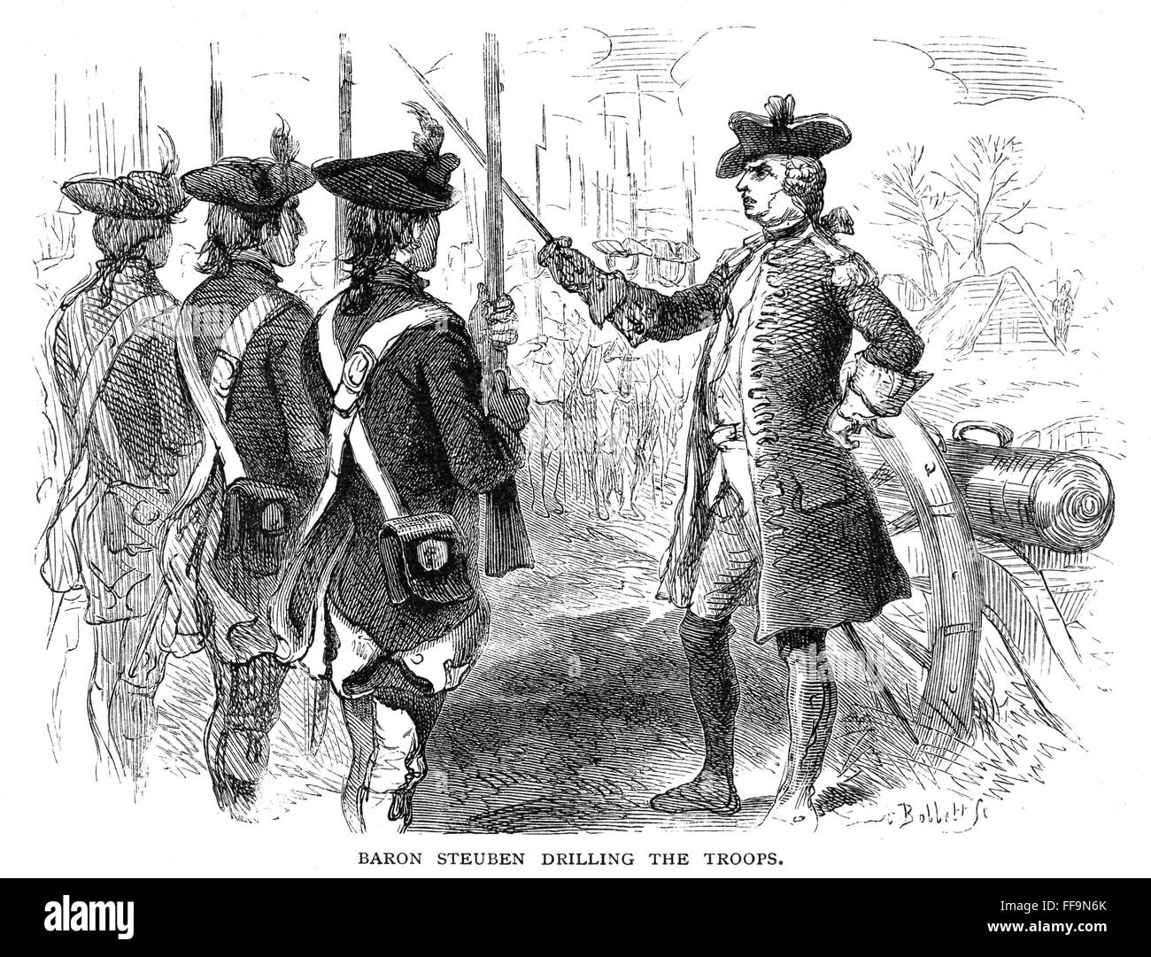 BARON FRIEDRICH von STEUBEN /n(1730-1794). American (Prussian-born ...