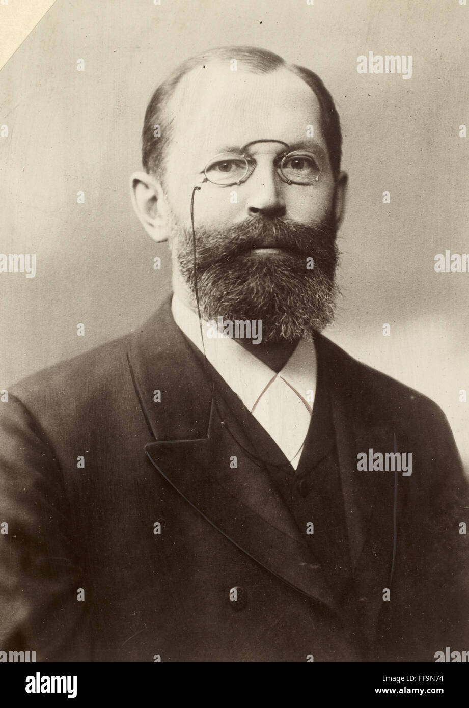 EMIL FISCHER (1852-1919). /nGerman chemist Stock Photo - Alamy