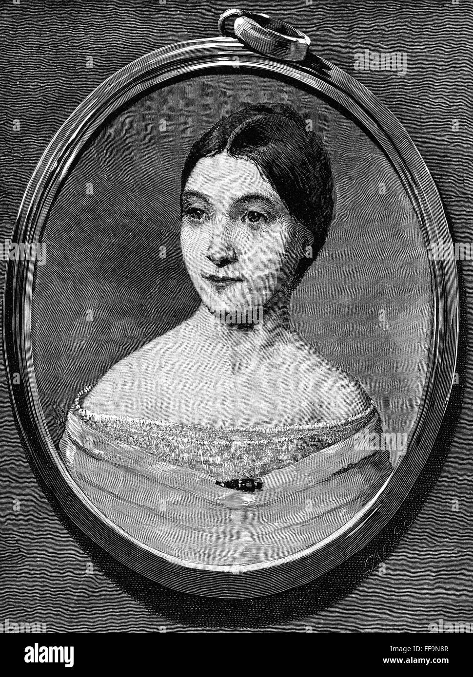 JESSIE ANN FREMONT /n(1824-1902). Nee Benton. American writer and wife ...