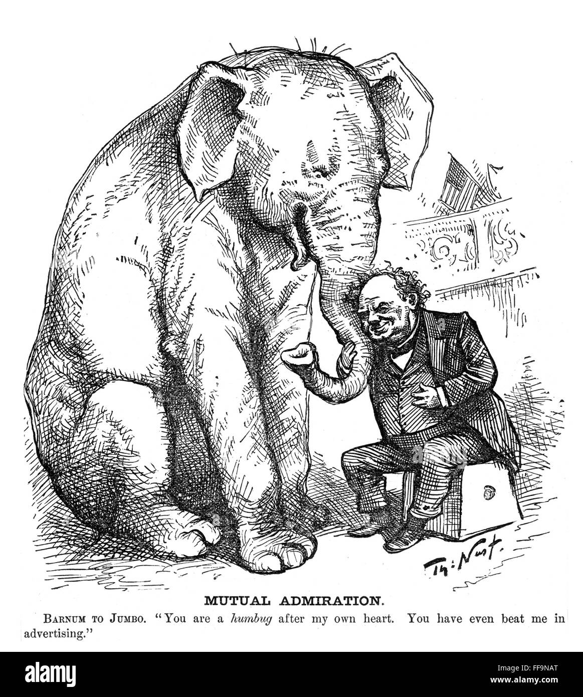 PHINEAS TAYLOR BARNUM /n(1810-1891). American showman. With his ...