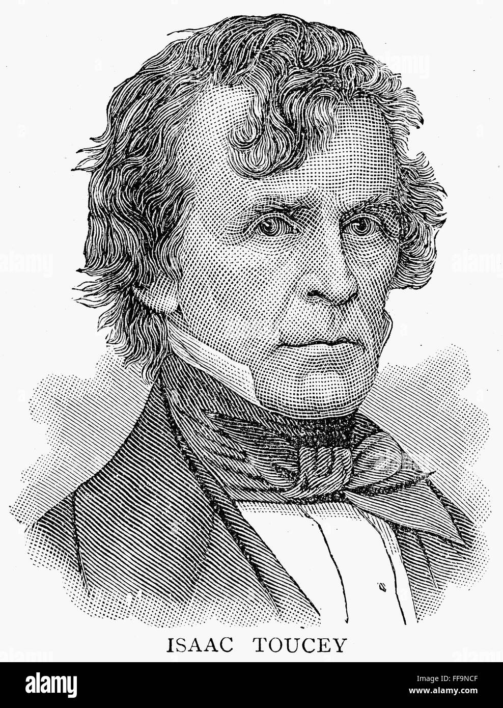 ISAAC TOUCEY (1796-1869). /nAmerican politician. Wood engraving, 19th ...