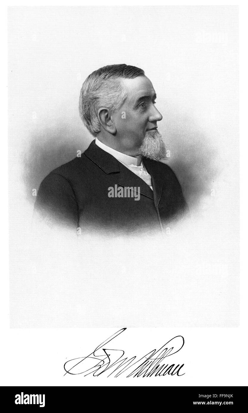 GEORGE PULLMAN (1831-1897). /nAmerican inventor and industrialist ...