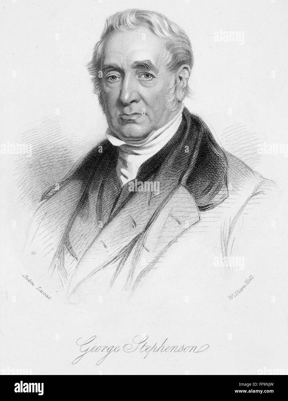 GEORGE STEPHENSON /n(1781-1848). English inventor and founder of ...