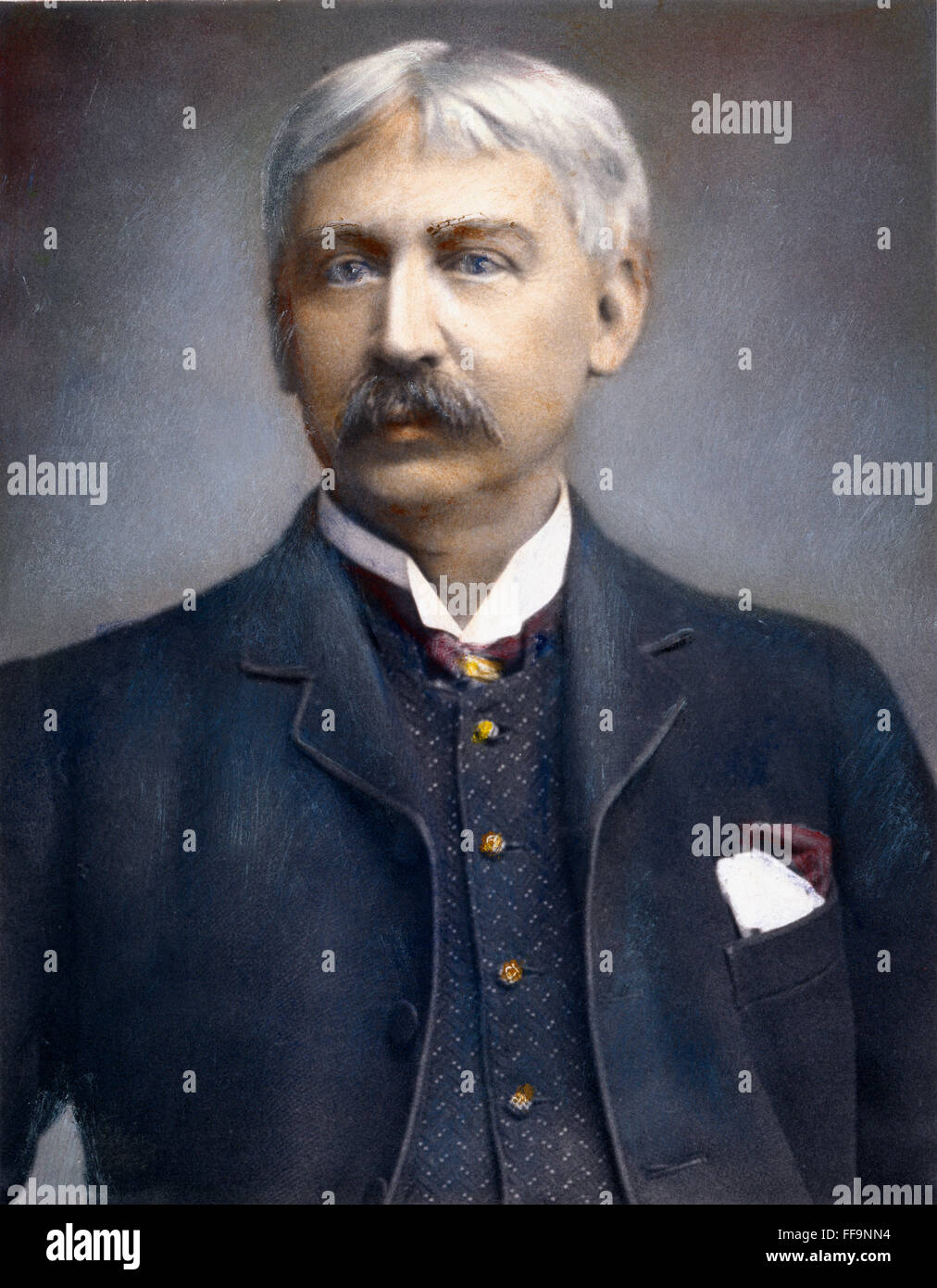 FRANCIS BRETT HARTE /n(1836-1902). Known as Bret. American writer. Oil ...