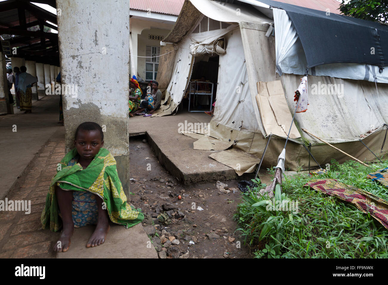 kid inside the MSF hospital in Rutshuru ,North Kivu, Democratic ...