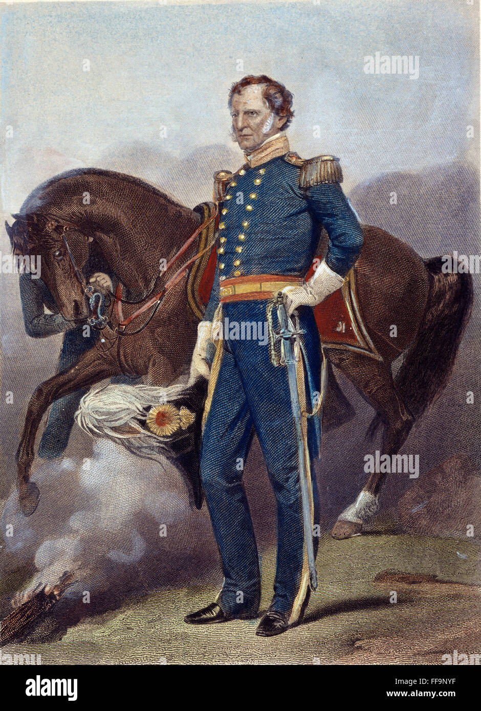 WINFIELD SCOTT (1786-1866) /nas General-in-Chief of the Armies of the ...