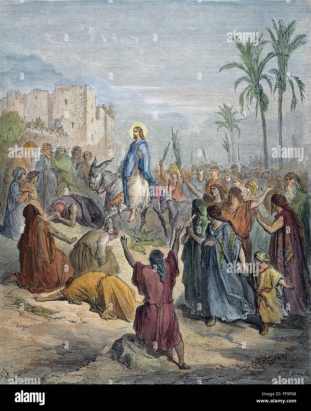 DOR╔: JESUS IN JERUSALEM. /nThe entry of Jesus into Jerusalem (Matthew ...