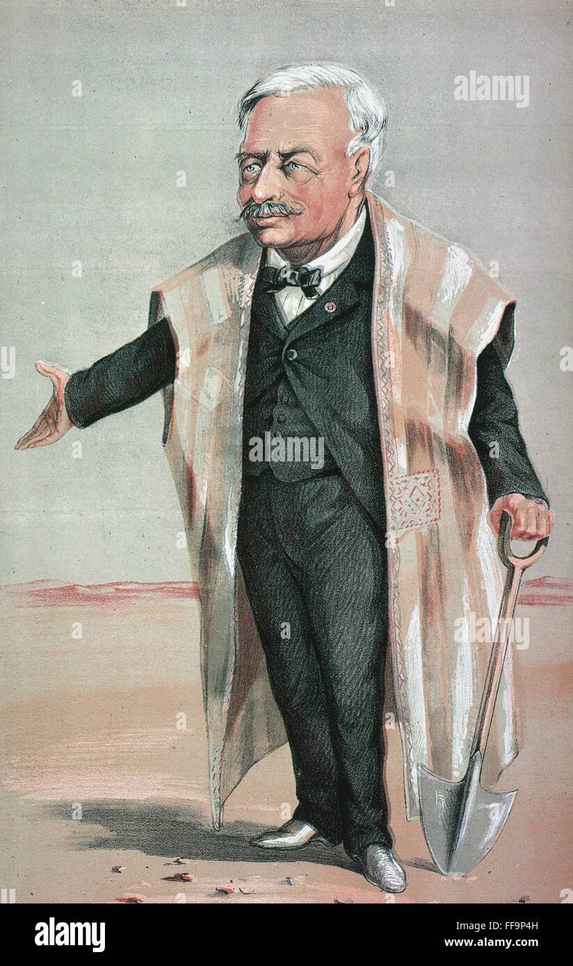 FERDINAND de LESSEPS /n(1805-1894). Vicomte Ferdinand Marie de Lesseps. French diplomat and ...