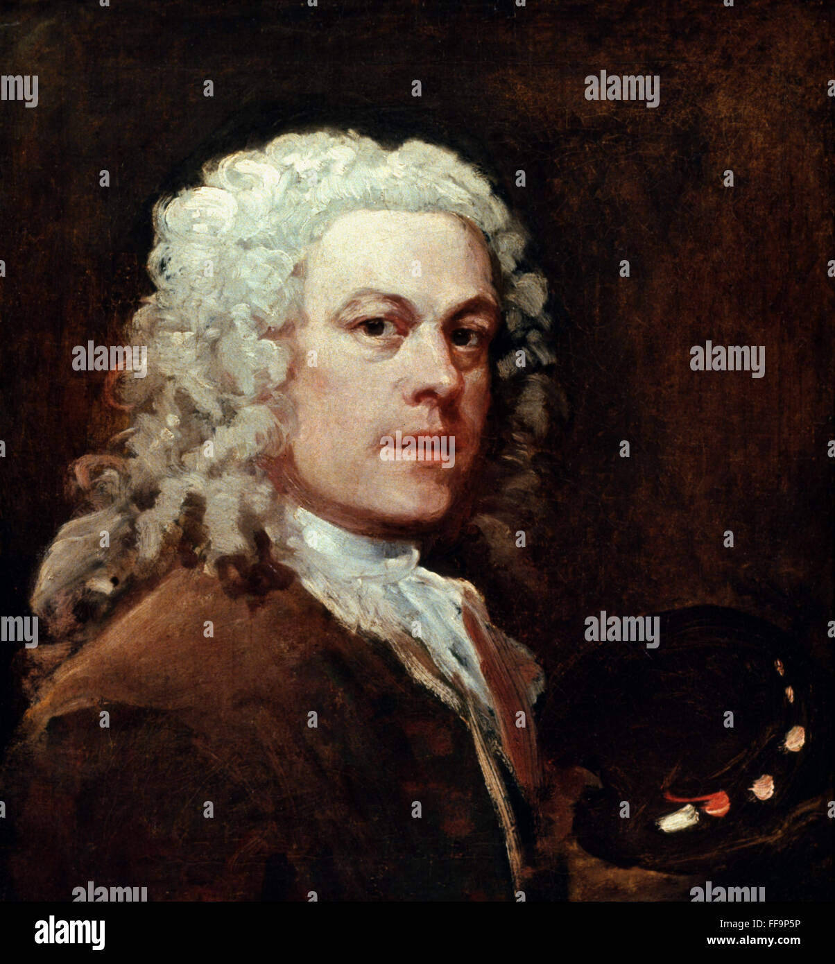 HOGARTH: SELF-PORTRAIT. /nWilliam Hogarth (1697-1764). English painter ...