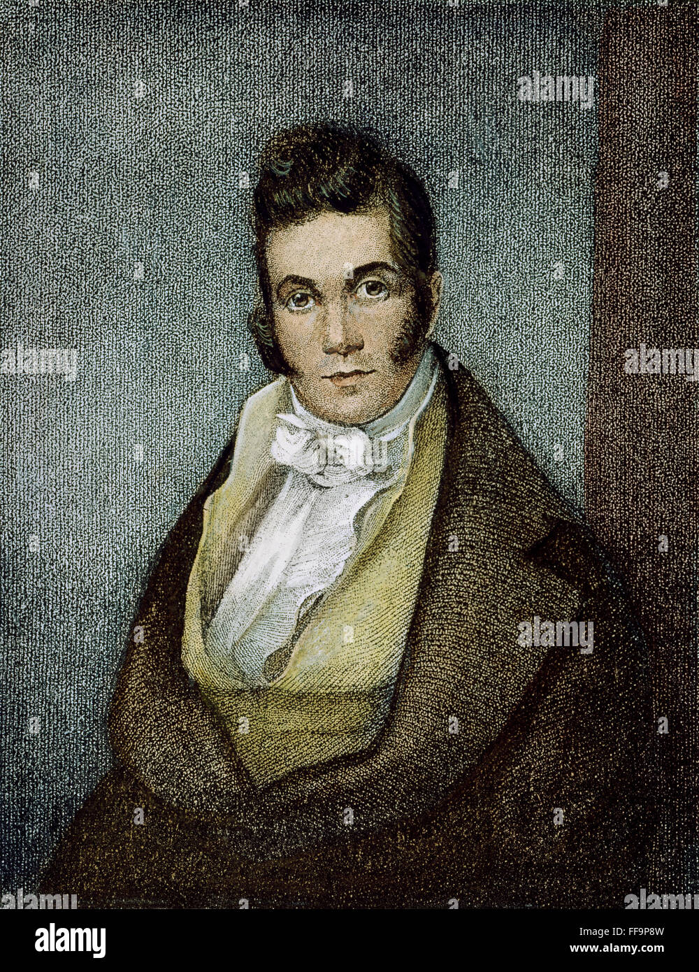 THOMAS SAY (1787-1834). /nAmerican entomologist. Stipple engraving ...