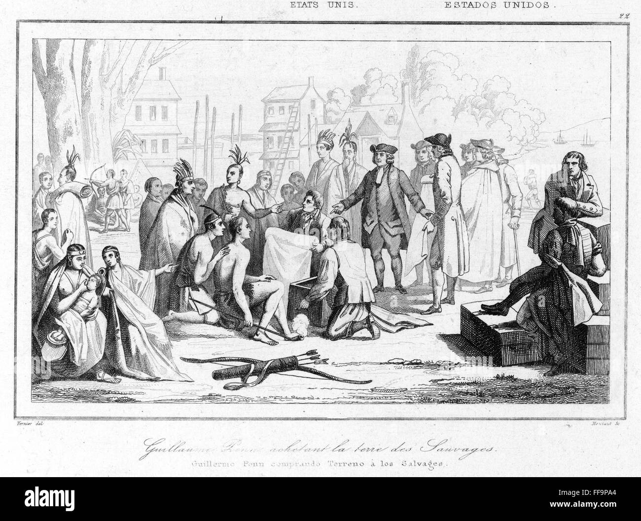 WILLIAM PENN (1644-1718). /nFounder of the colony of Pennsylvania. An ...
