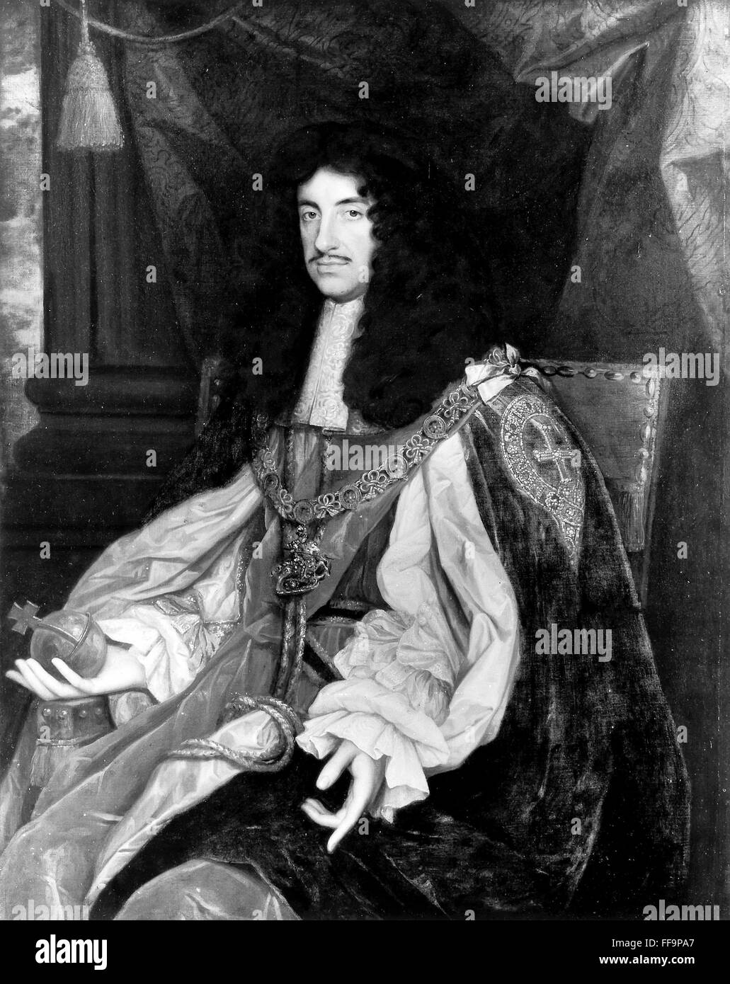 King charles ii john michael wright hi-res stock photography and images ...