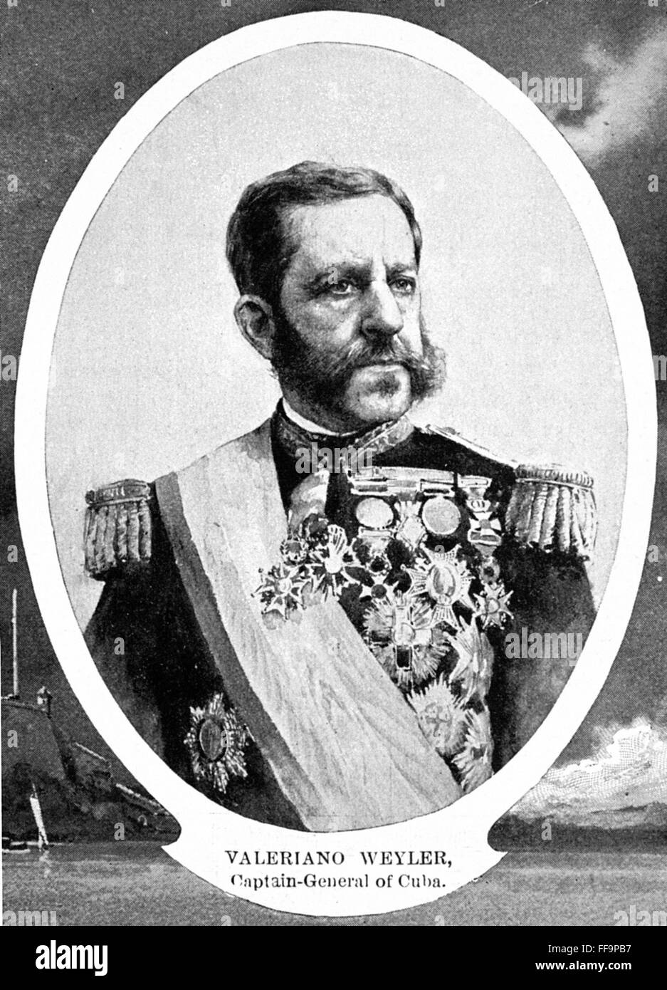 VALERIANO WEYLER Y NICOLAU /n(1838-1930). MarquΦs de Tenerife. Spanish ...