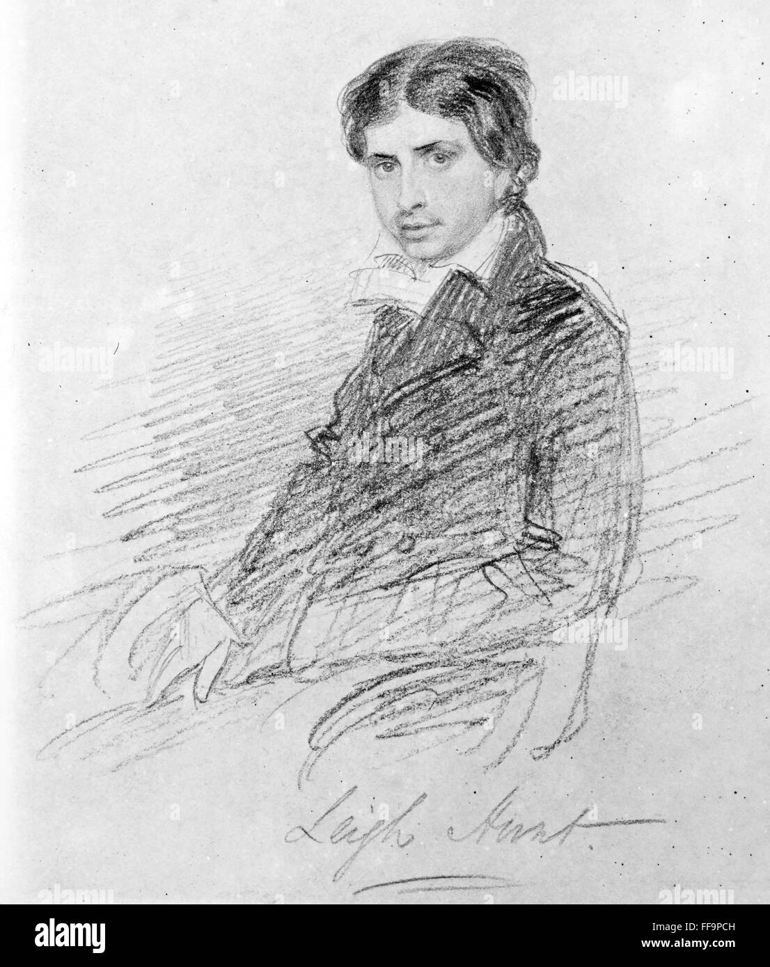 JAMES HUNT (1784-1859). /nJames Henry Leigh Hunt. English essayist and ...