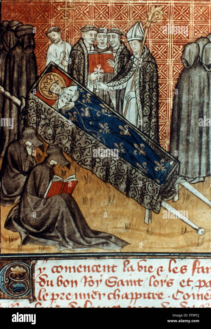 KING LOUIS VIII (1187-1226). /nThe funeral of King Louis VIII of France ...
