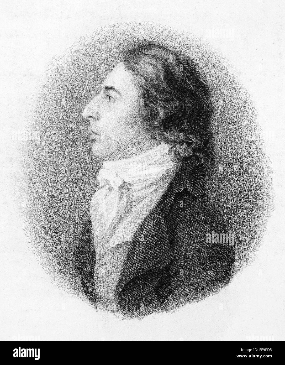 ROBERT SOUTHEY (1774-1843). /nEnglish man of letters. Stipple engraving ...