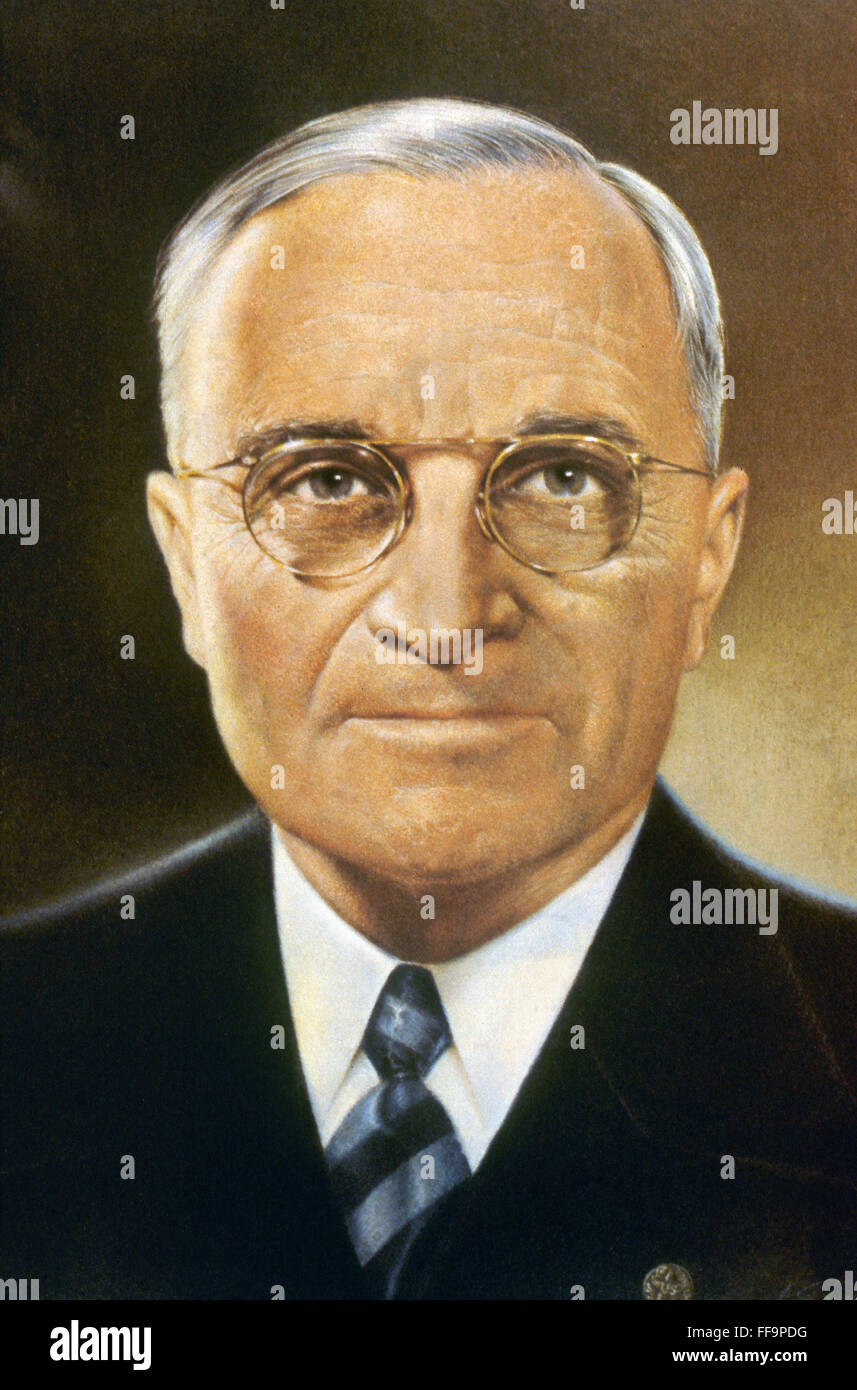 HARRY S. TRUMAN (1884-1972). /n33rd President of the United States ...