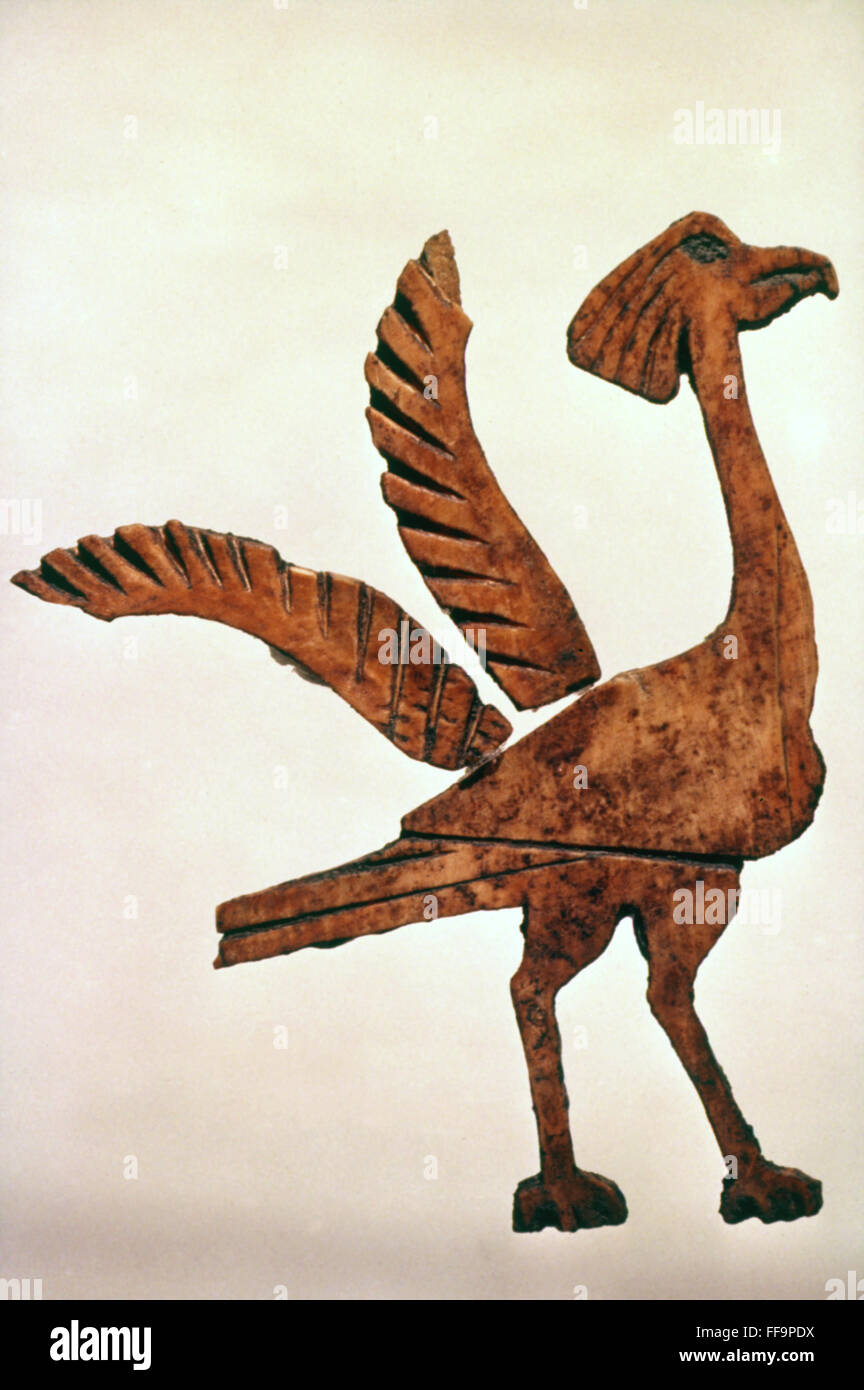 AFRICA: NUBIAN ARTIFACT. /nInlay in form of a bustard. Nubian, 1750 B.C ...