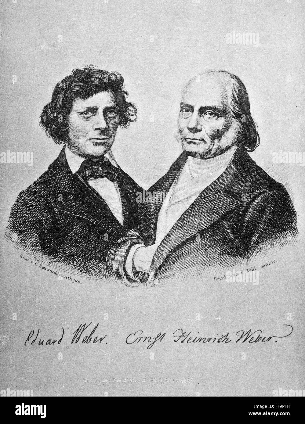 ERNST HEINRICH WEBER /n(1795-1878). German anatomist and physiologist ...