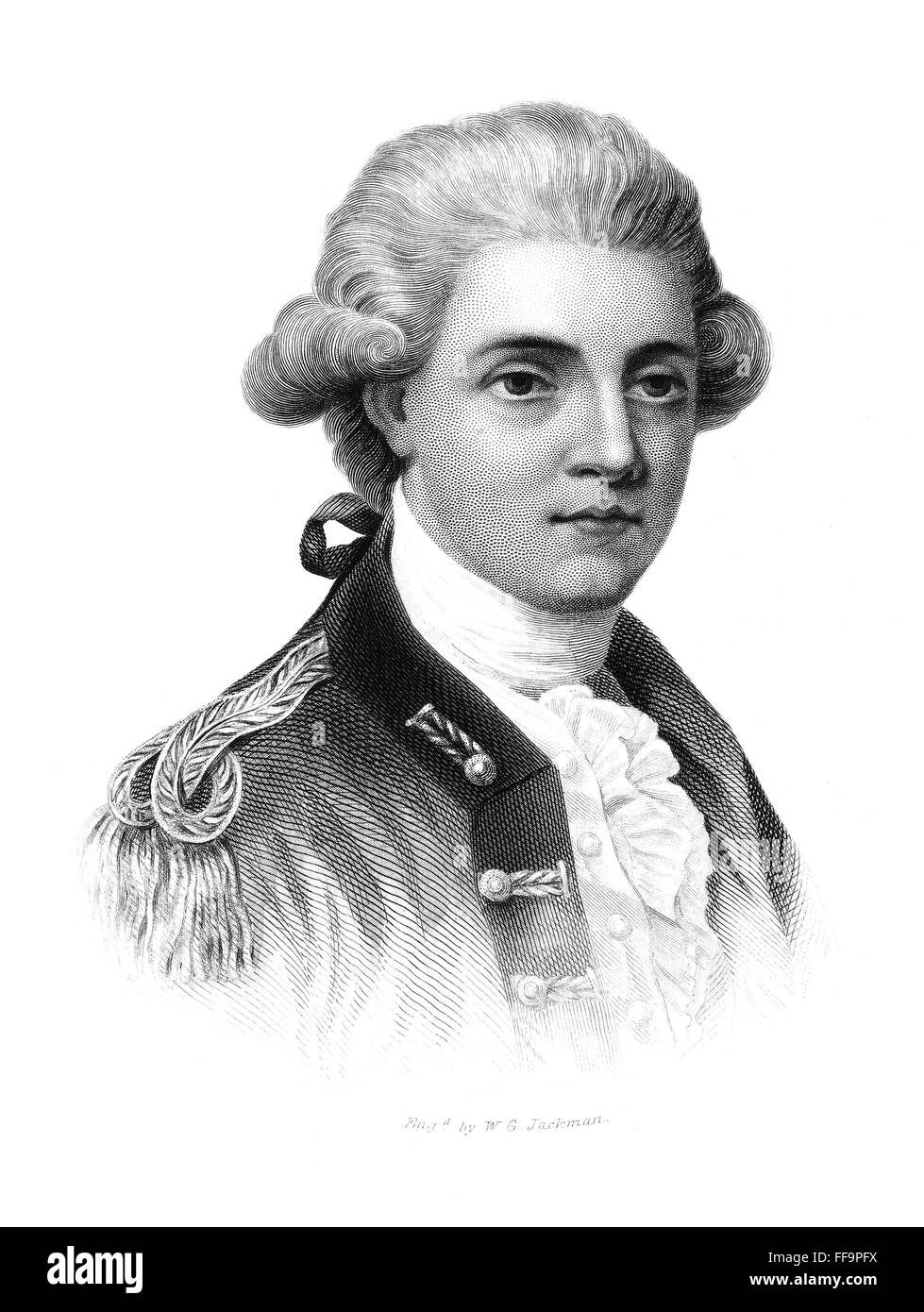 JOHN ANDRE (1751-1780). /nEnglish soldier. Line and stipple engraving ...