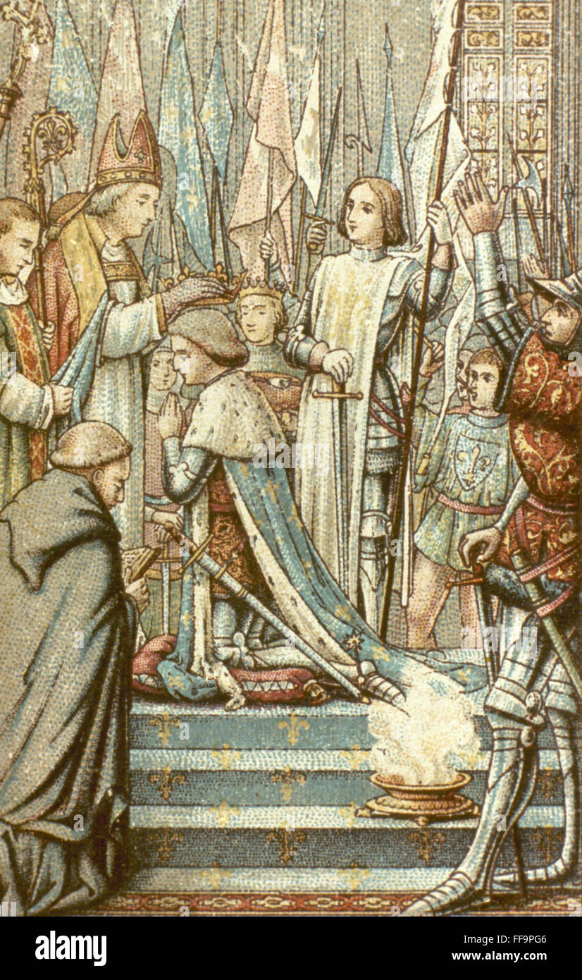 JOAN OF ARC (c1412-1431). /nFrench national heroine. /nAt the ...