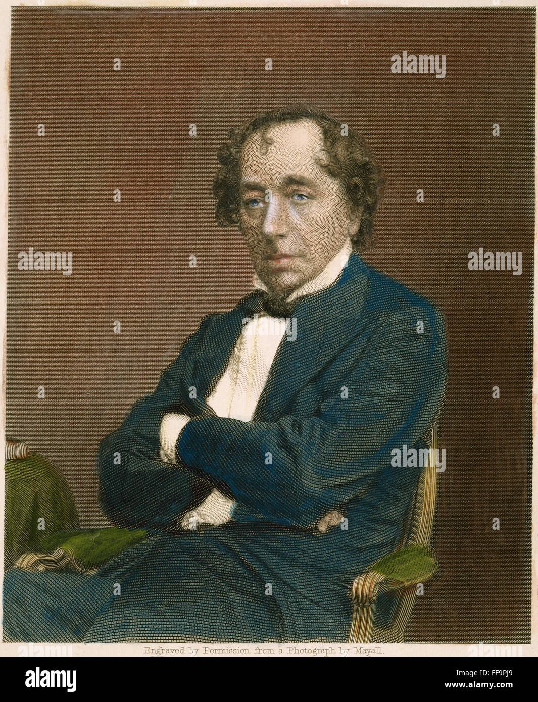 BENJAMIN DISRAELI (1804-1881). /n1st Earl of Beaconsfield. English ...