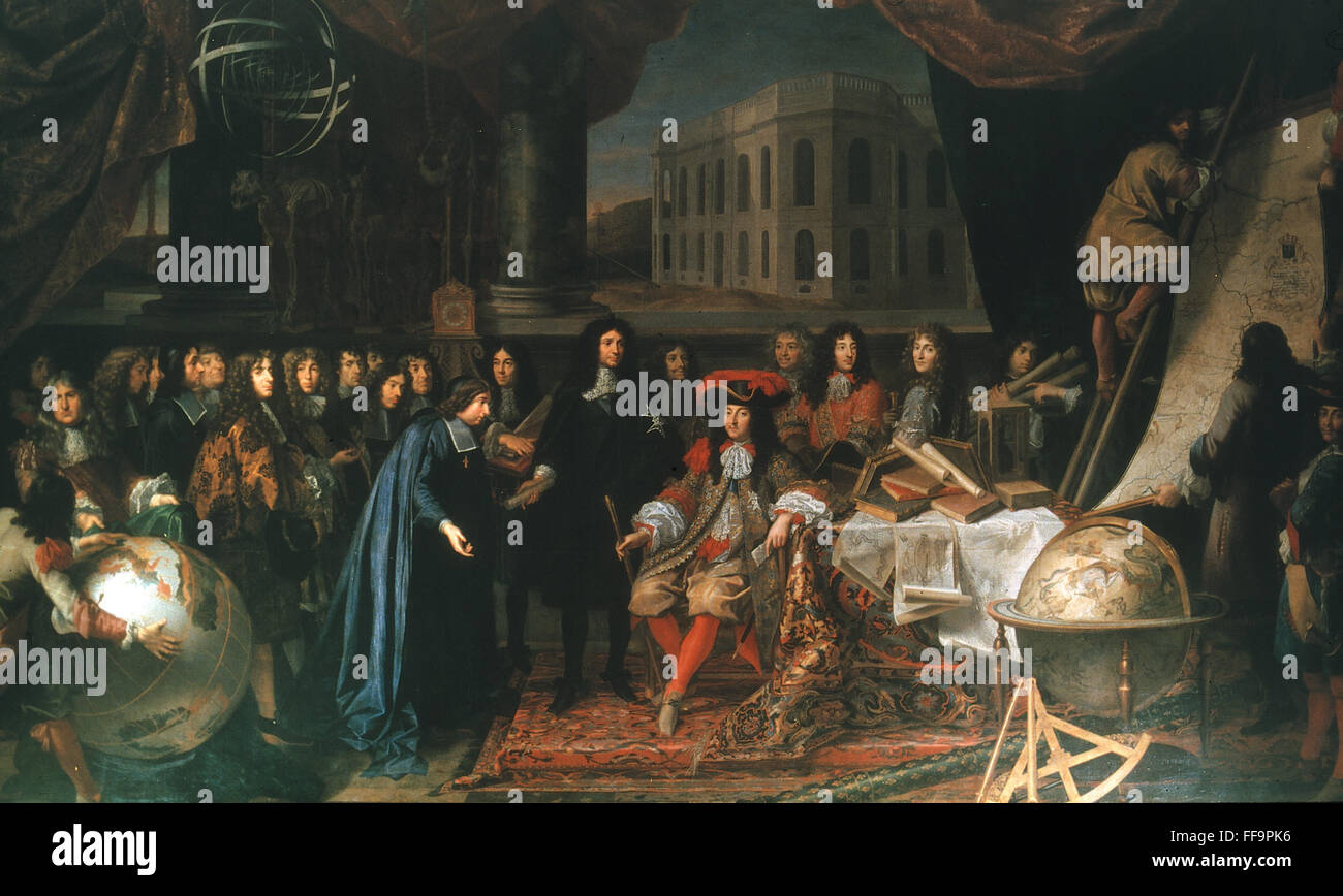 LOUIS XIV (1638-1715). /nKing of France, 1643-1715. Louis (seated at ...