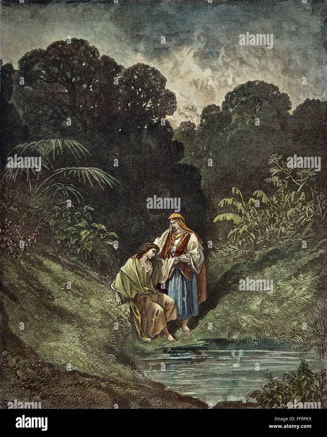 DAVID & JONATHAN. /nDavid and Jonathan vow friendship (1 Samuel 20: 42 ...