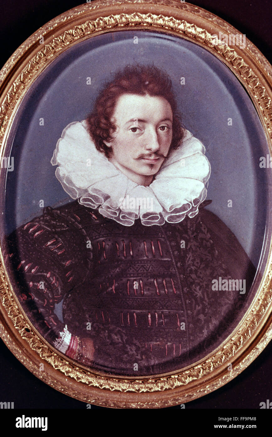 ISAAC OLIVER (c1565-1617). /nEnglish painter of French extraction. Self ...