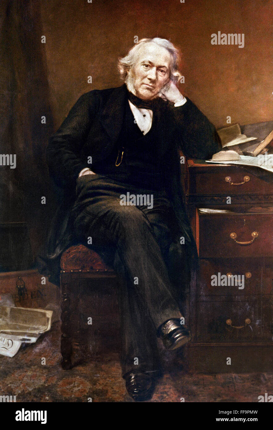 RICHARD COBDEN (1804-1865). /nEnglish politician and economist. Canvas ...