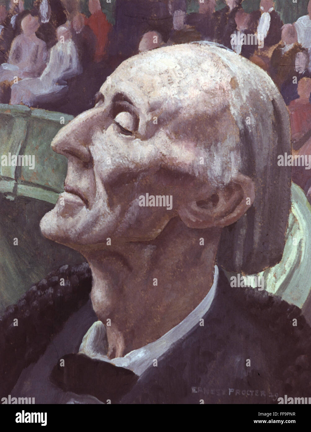 FREDERICK DELIUS (1862-1934). /nEnglish composer. Oil on millboard ...