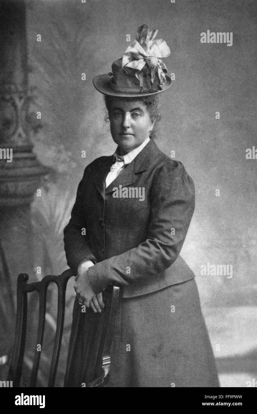 FANNY BULLOCK WORKMAN /n(1859-1925). American writer and explorer Stock ...