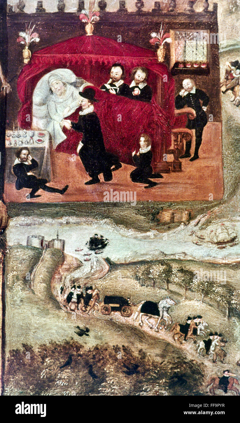 SIR HENRY UNTON /n(c1557-1596). English solider and diplomat. On his ...