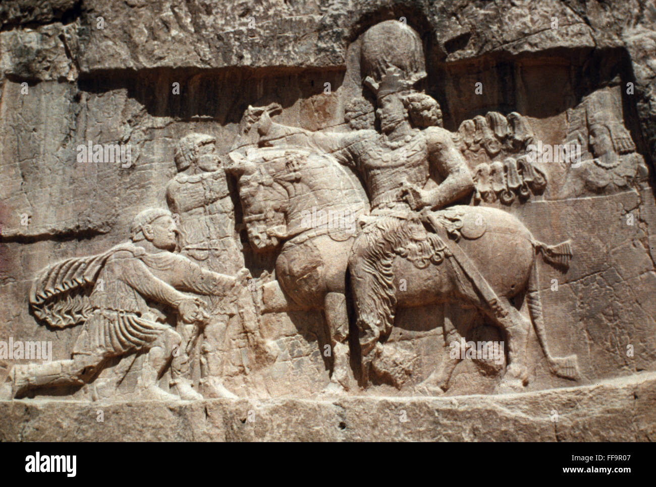 VALERIAN (d.260 AD). /nRoman Emperor Valerian defeated by Shapur I of ...